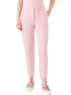 Akris Knit Slim Ankle Pants - Rose