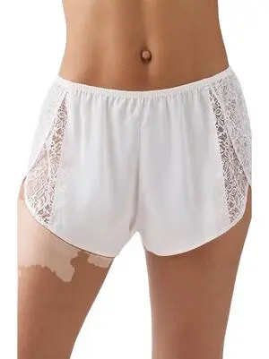 Wacoal Satin Tap Shorts - Sea Salt