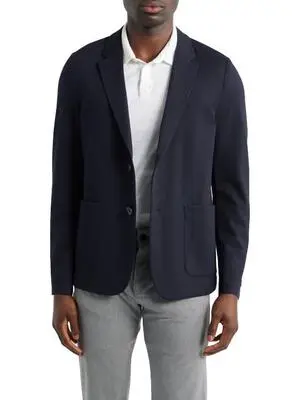 Robert Barakett Textured Knit Blazer - Dark Caspian