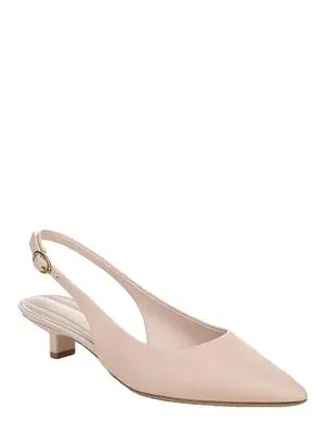 Franco Sarto Pura Slingback Kitten Heel Pumps - Soft Blush