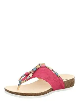 Think! Julia Rope Flip Flop - Fushia Combo