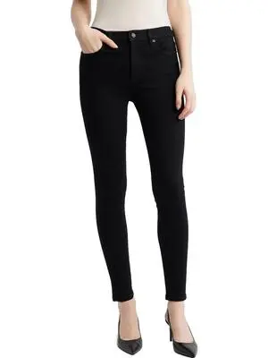 FRAME Le High Skinny Jeans - Black