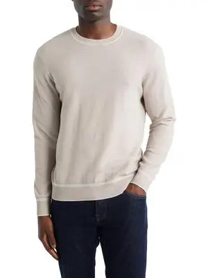 Robert Barakett Kaede Cotton Crewneck Sweater - Sand