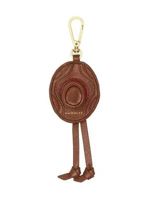 HAMMITT Cowboy Russ Bag Charm Chocolate Diamond Pebble/gold