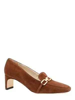AMALFI BY RANGONI Settimio Bit Loafer Pump - Castagno Cashmere Gold
