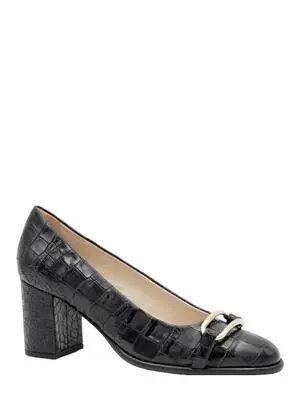 AMALFI BY RANGONI Lepido Pump - Nero Cocco Bengala Gold