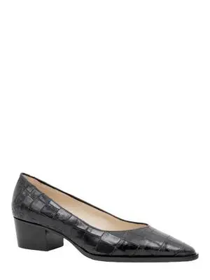 AMALFI BY RANGONI Persiana Pointed Toe Pump - Nero Cocco Bengala