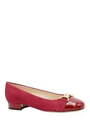AMALFI BY RANGONI Miele Cap Toe Pump Cerise Cashmere Cherry Vernice