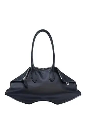 Alexander McQueen Manta Leather Handbag - Black/silver