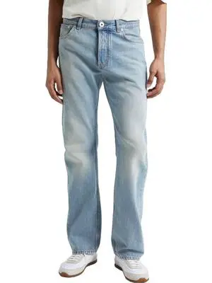 Alexander McQueen Francis Straight Leg Jeans - Blue Washed