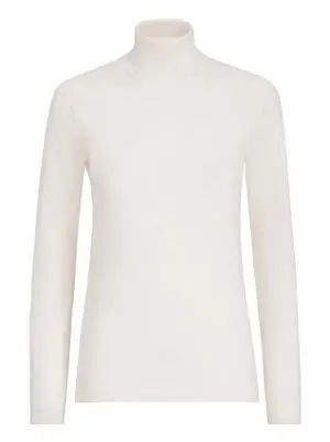 Brunello Cucinelli Cashmere And Silk Sweater - White