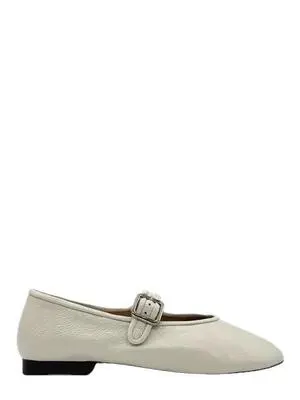 AMIE RAFA Ashley Mary Jane Flats - White