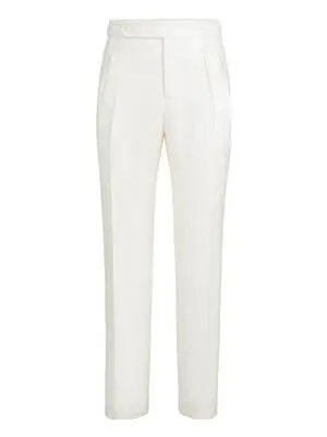 Brunello Cucinelli Tuxedo Trousers - Off-white