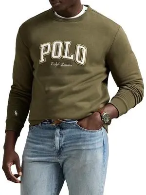 Polo Ralph Lauren Big & Tall Logo Fleece Sweatshirt - Canopy Olive