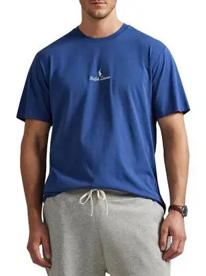 Polo Ralph Lauren Big & Tall Script Graphic Tee - Night Navy
