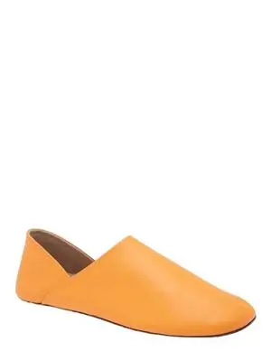 JW Anderson Babouche Leather Flats - 429 Orange