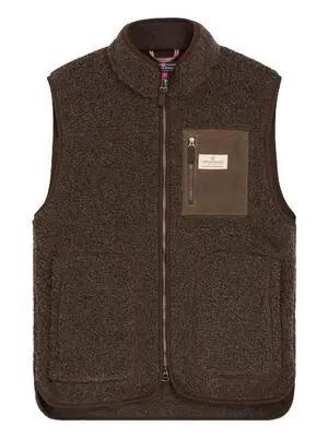 AMUNDSEN Heroes Wool Fleece Vest - Cowboy
