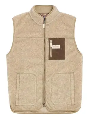 AMUNDSEN Heroes Wool Fleece Vest - Natural