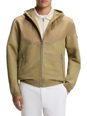BOSS Cierno4 Hooded Recycled Polyester Jacket Beige/khaki