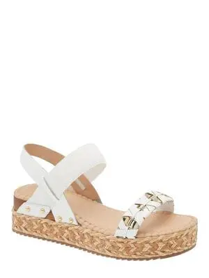 BUTTERO® Noronha Slingback Platform Wedge Sandal - Branco
