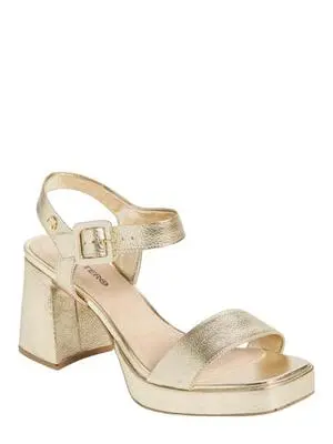 BOTTERO Britnet Ankle Strap Platform Sandal - Dourado 22