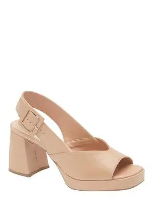 BOTTERO Britnet Slingback Platform Sandal - Brown Sugar