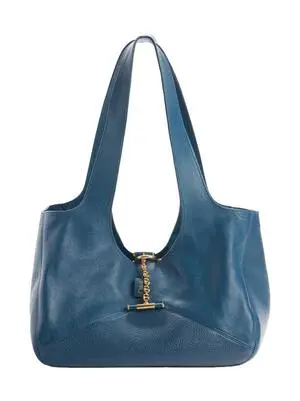 Chloé Medium Balloon Leather Tote - Tapestry Blue