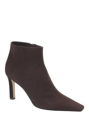 THE ROW Carla Bootie - Lacquer Brown