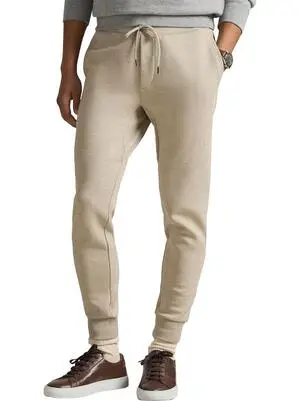Polo Ralph Lauren Double Knit Joggers - Tuscan Beige Heather