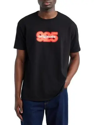 925 ORIGINALS Genesis Cotton Graphic T-shirt - Black