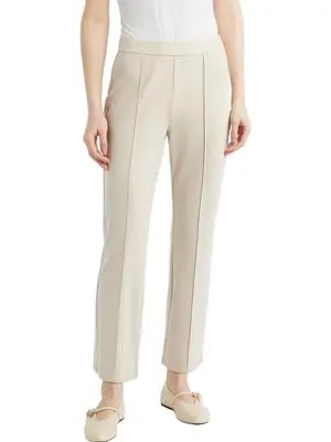 Eileen Fisher High Waist Ankle Pants - Papyrus