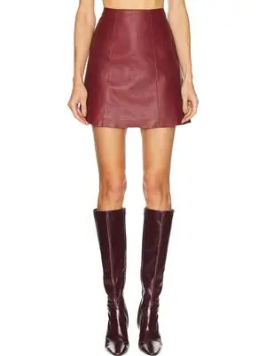 BY MALENE BIRGER Namia Skirt - Cabernet