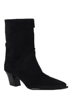 JIMMY CHOO Suede Hart Boot - Black