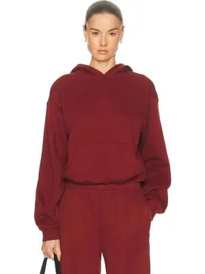 SKIMS Cotton Fleece Classic Hoodie - Merlot