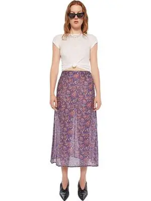 Natalie Martin Anita Skirt Artichoke Mariner - Blue