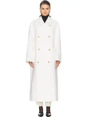 TOTEME Shield Coat - Ecru