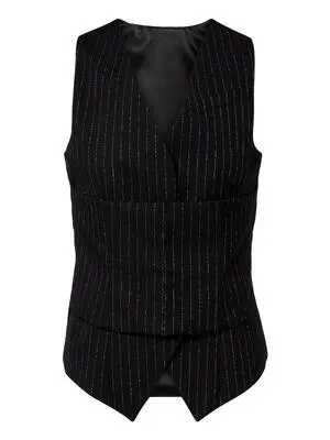 Alexander McQueen Wool Vest - Black