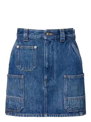 Givenchy Denim Miniskirt - Blue