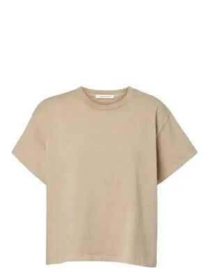 SLVRLAKE Square Cotton Jersey T-shirt - Beige