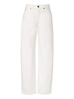 SLVRLAKE Ella Barrel-leg Jeans - White