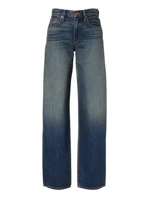 SLVRLAKE Tess Faded Wide-leg Jeans - Blue