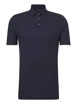 SLOWEAR Cotton Polo Shirt - Blue