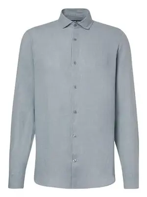Frescobol Carioca Antonio Linen Shirt - Blue