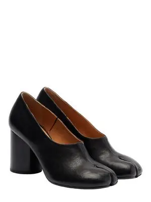 MAISON MARGIELA Tabi 80 Leather Pumps - Black