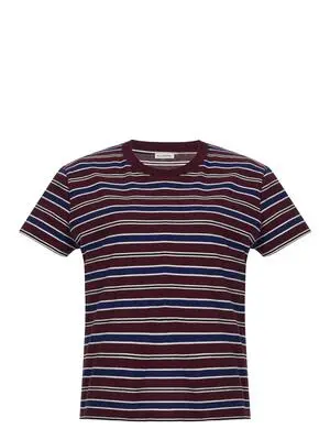 KALLMEYER Kenzie Striped Cotton Jersey T-shirt - Blue