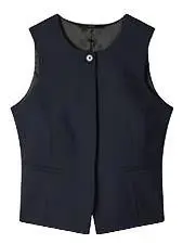 Paul Smith Asymmetric Wool Waistcoat - Blue