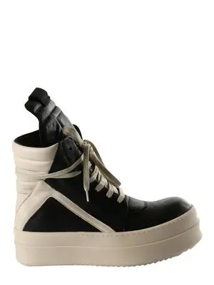 Rick Owens Mega Bumper Geobasket Sneakers - Black