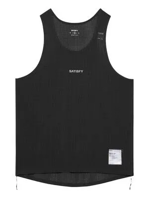 Satisfy Space-o Singlet - Black