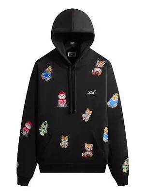 Kith Kithmas Animal Character Nelson Hoodie - Black