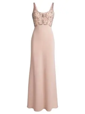 Jenny Packham Embellished Reverie Gown - Pink